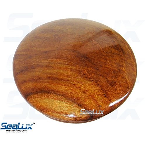 SeaLux Marine 2-5/8 INCH Genuine Teak Wood BOAT CENTER STEERING WHEEL ...