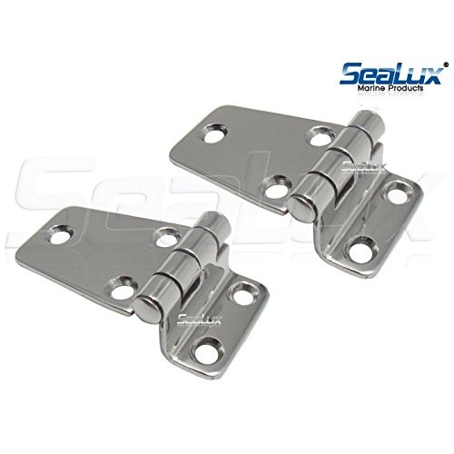 SeaLux Marine Stainless Steel Offset Short Side 2-5/8" x 1-1/2" Hinges ...