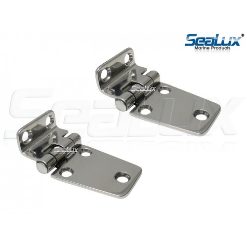 SeaLux Marine Stainless Steel Offset Short Side 2-5/8" x 1-1/2" Hinges ...