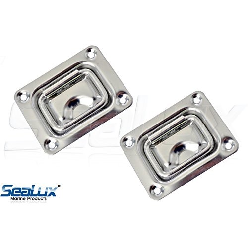 SeaLux Marine Flush Mount Hatch Lift Handle/Ring Pull - 304 Stainless ...