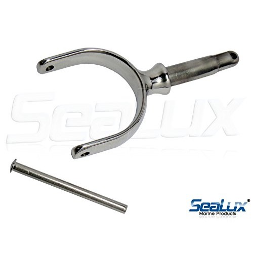 SeaLux 316 Stainless Steel North River/ Horn Pinned Oarlock Heavy Duty ...