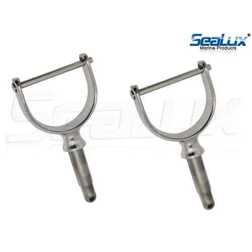 SeaLux 316 Stainless Steel North River/ Horn Pinned Oarlock Heavy Duty ...