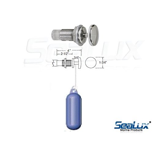 SeaLux Marine Retractable Pop-Out Fender Hanger Cleat 316 SS