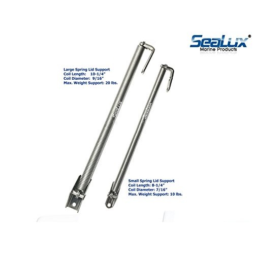 SeaLux Marine 10-1/4" x 9/16" HATCH SUPPORT SPRING Holder Stainless ...