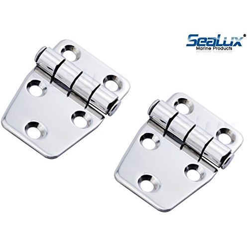 SeaLux Marine SS Short Side Hinge 2-1/8" x 1-1/2" for Locker / Hatch ...
