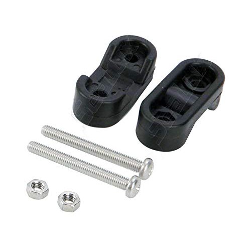 SeaLux Marine Extra Clamp On Rail Mount Nylon Bracket for 7/8"-1" Dia ...