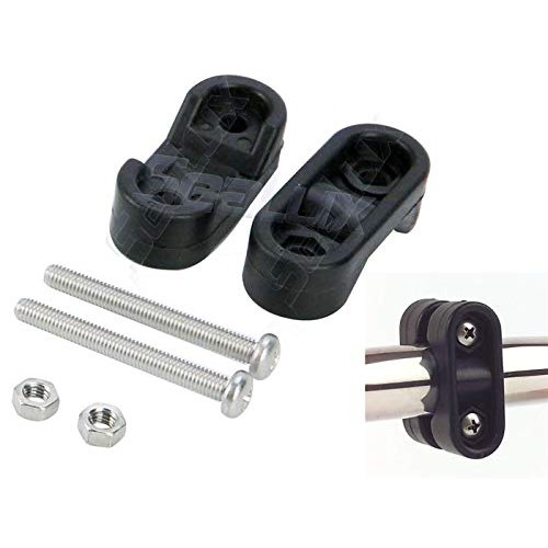 SeaLux Marine Extra Clamp On Rail Mount Nylon Bracket for 7/8"-1" Dia ...