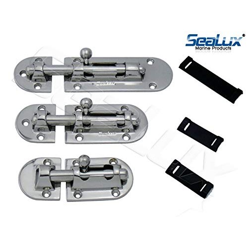 SeaLux Marine 316 Stainless Steel Heavy Duty Locker Latch Slide Barrel ...